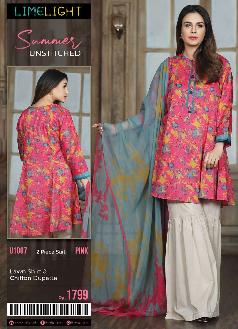 LIMELIGHT SUMMER UNSTITCHED COLLECTION 2020 VOLUME 1