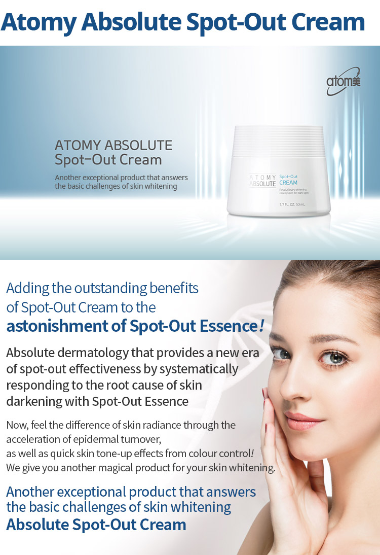 Atomy Spot Out Cream for skin whitening: 2019