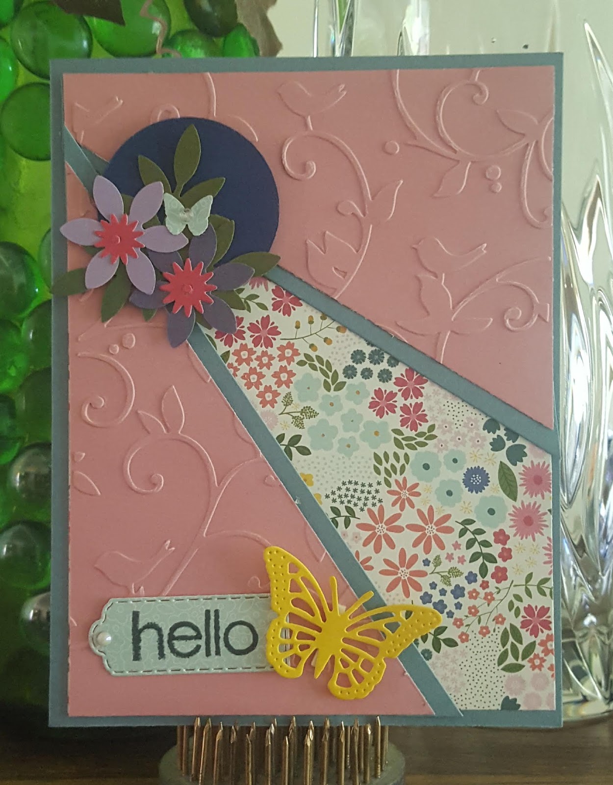 Treva's Craft Corner: Split Front Card