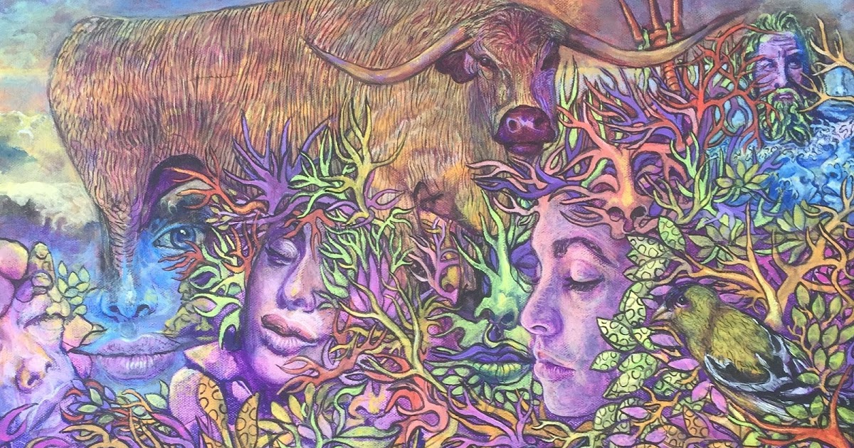 Lytle: "Life Into Myth" acrylic painting by Joe Lytle