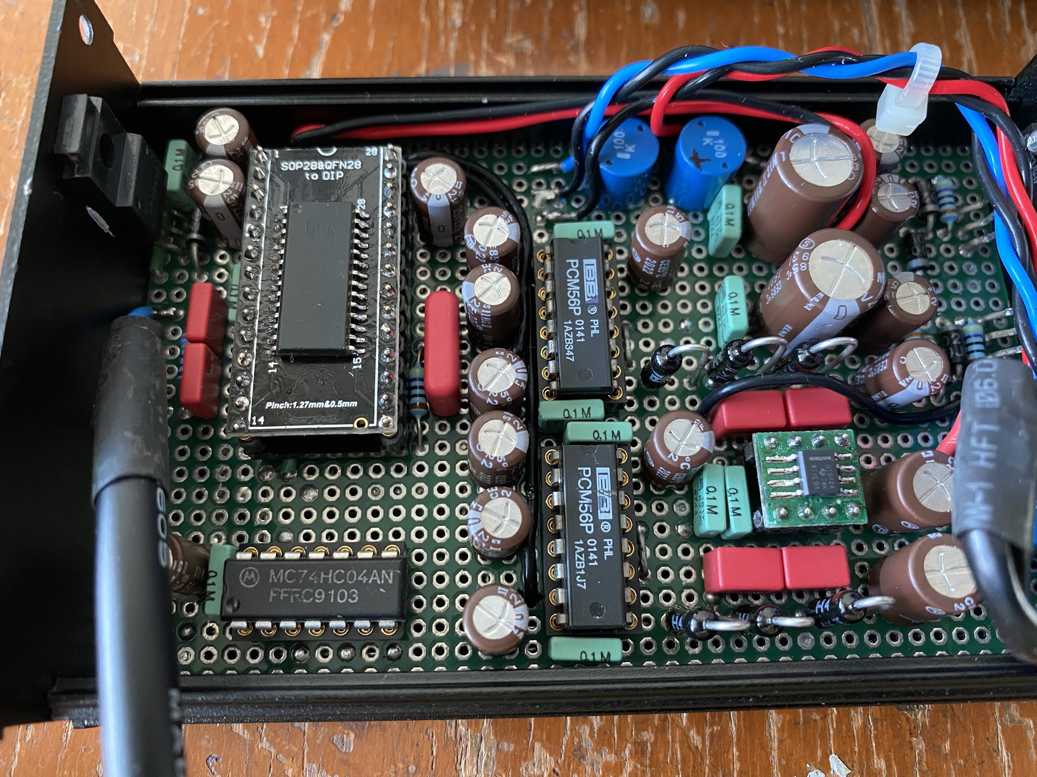 THE ORRONOCO AUDIO DIY: DIY PCM56 DAC Integrated Gainclone Amplifier