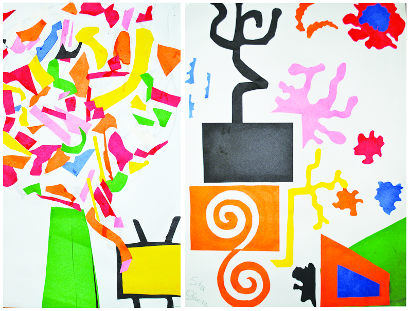 Miss Ambar´s Art Class: Matisse Cut-out collages