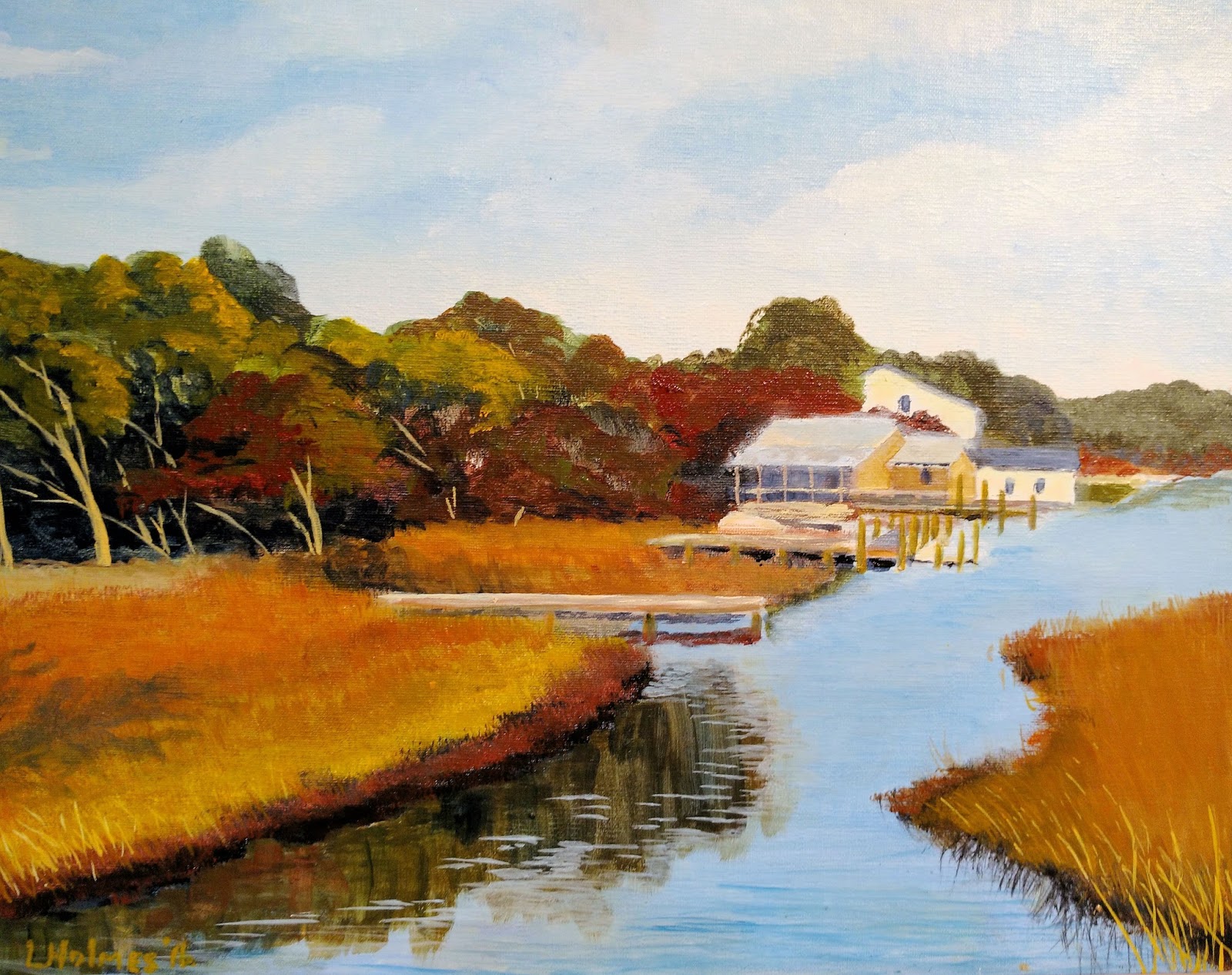 Lawrence F Holmes Paintings: Last Paintings of 2016