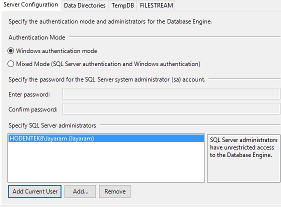 HodentekMSSS: Installing SQL Server 2016 Developer Edition