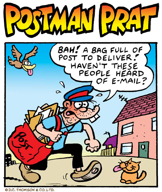 Lew Stringer Comics: POSTMAN PRAT is back, and so are KID COPS!