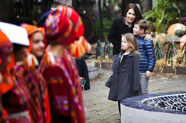 Crown Princess Mary at musical premiere with her children