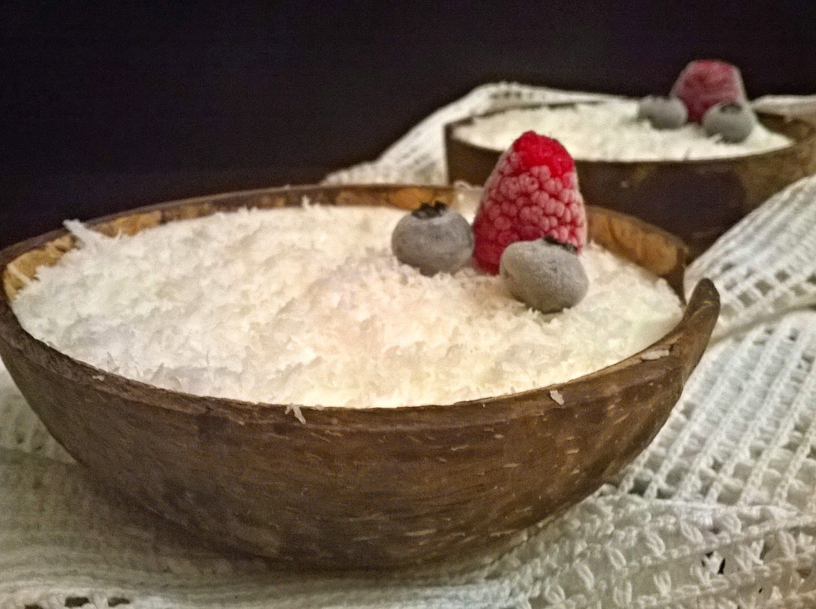 Mousse de coco ~ As receitas do Selminho