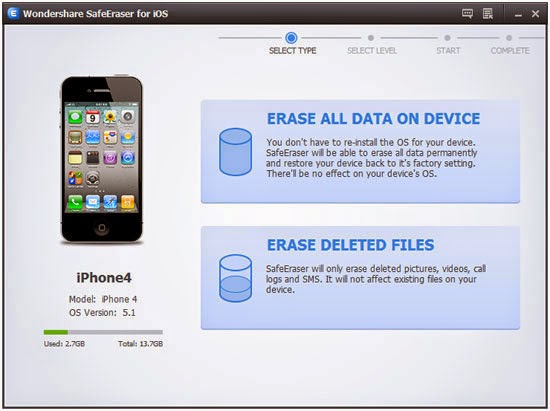 Delete iPhone Data Permanently