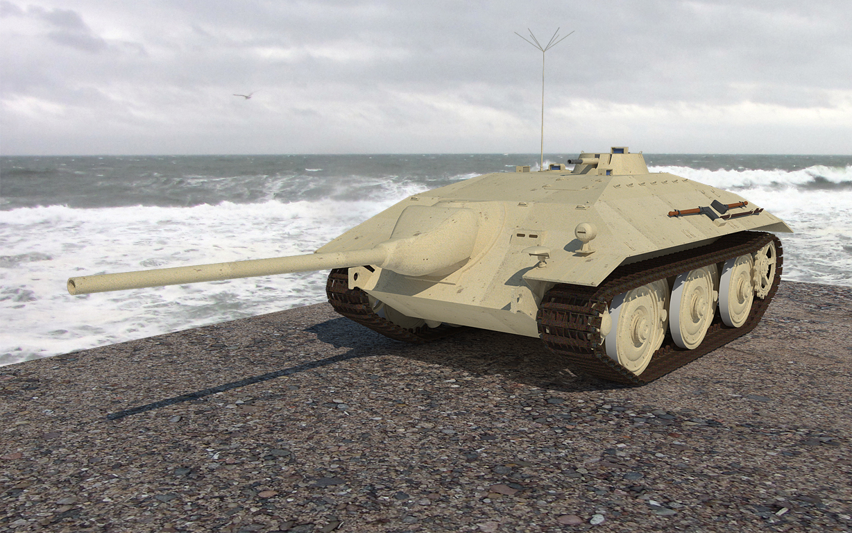 SketchUP Power 草圖力量: Entwicklung series TANK E25 (E系列末日計劃戰車 E25)