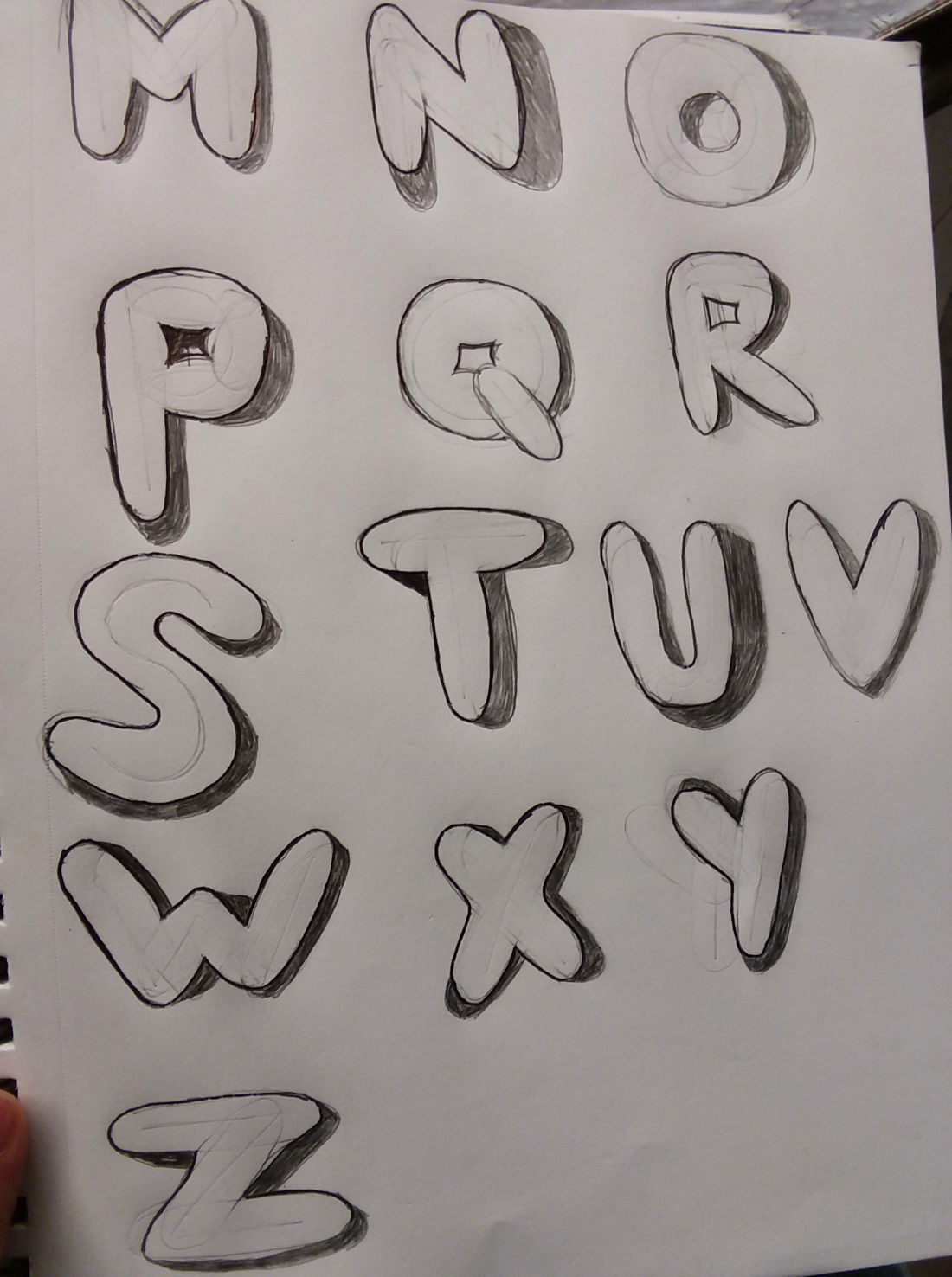 Bubble Letters 3D - Formal Letter