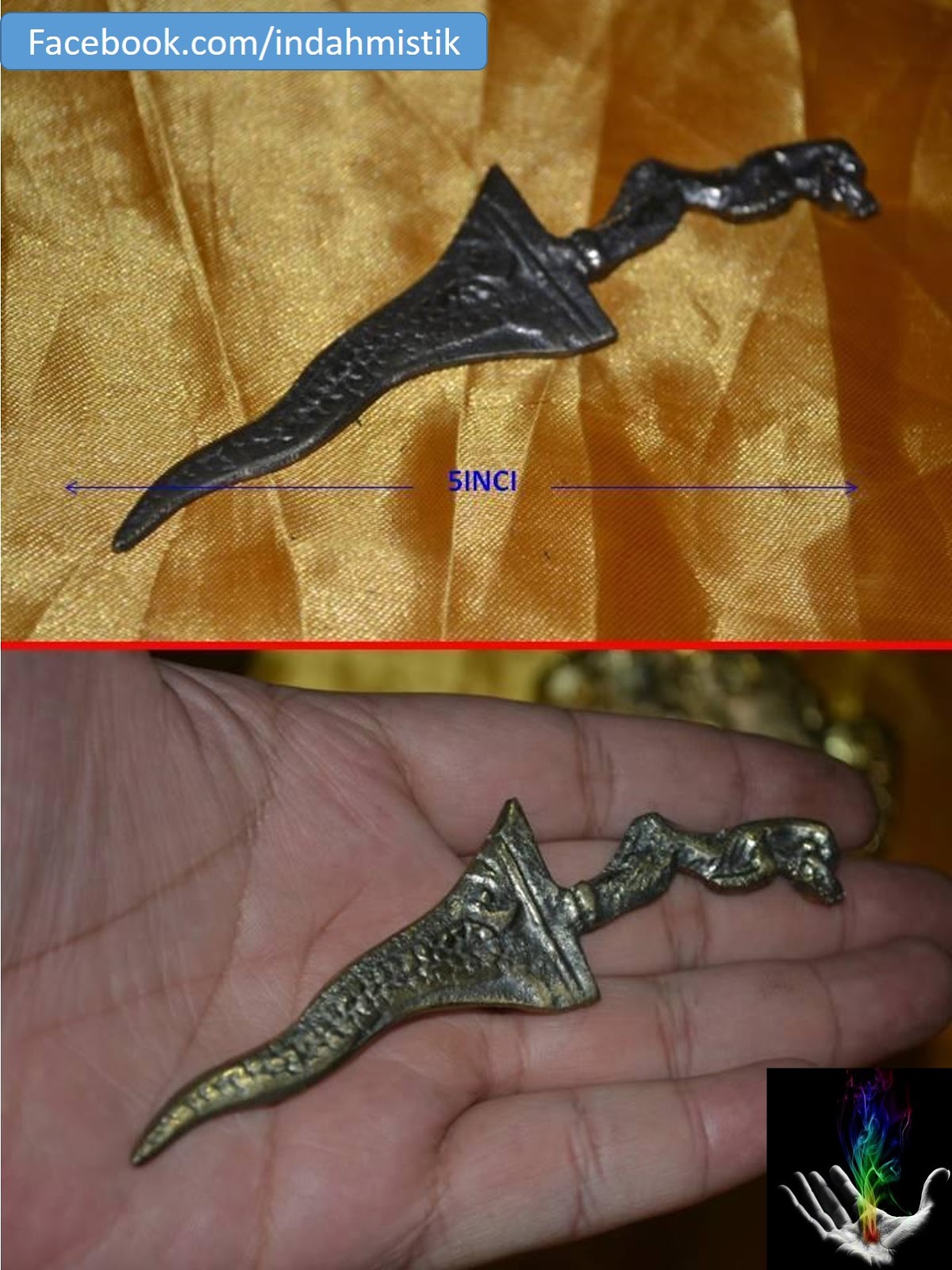 KERIS NAGO BESI KUNING ASLI