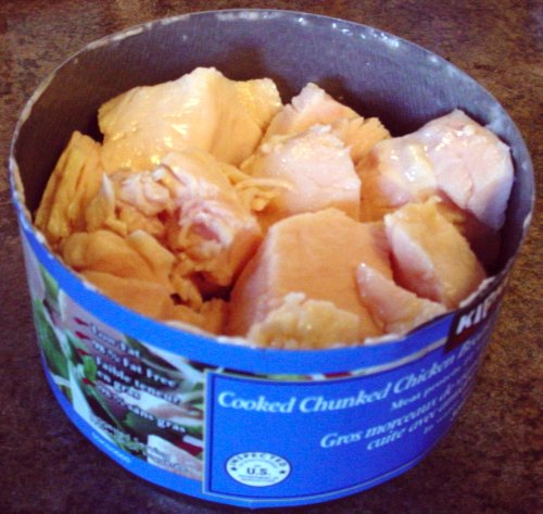 We can begin to feed...: Canned Cooked Chicken Breast Meat