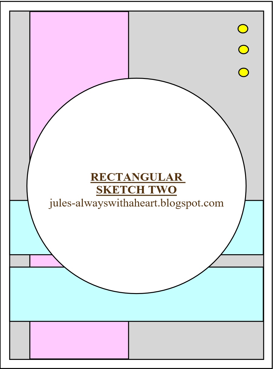 Always with a Heart: MY RECTANGULAR SKETCHES