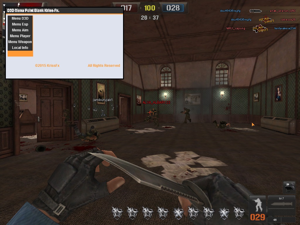 Trial Cheat Point Blank Garena Sabtu