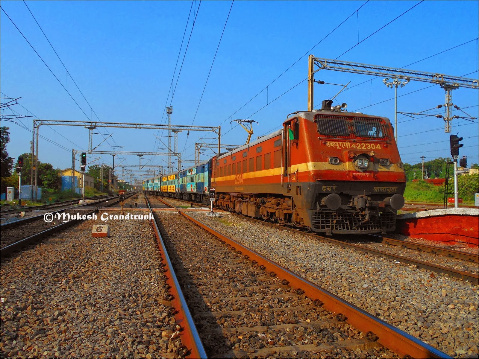 Indian Locomotives: Sirpur Kaghaznagar-Secunderabad 17036 Telangana ...