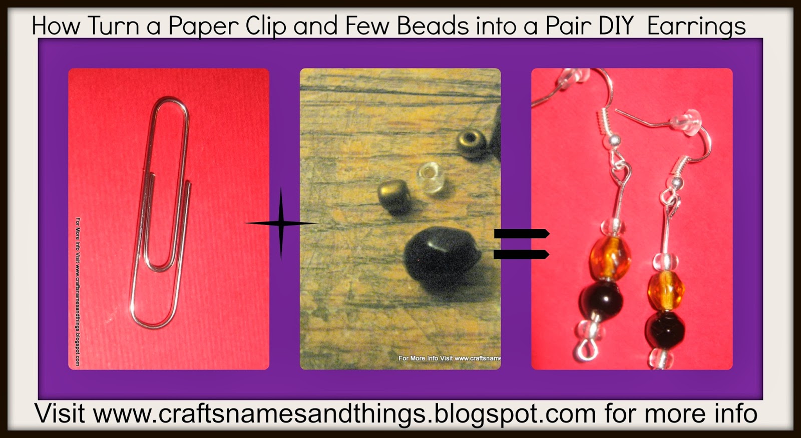 Crafts, Names, And Things!: DIY Upcycled/Recycled Paper Clip Glass ...