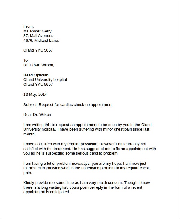 Request Letter Format - Formal Letter