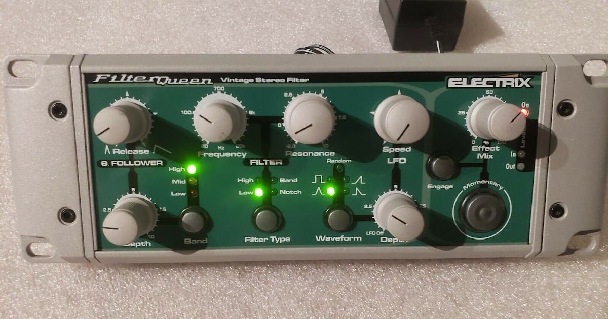 MATRIXSYNTH: ELECTRIX Filter Queen Analog Filter SN 010122