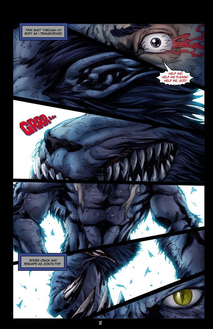 Male Transformations Captain Midnight Werewolf