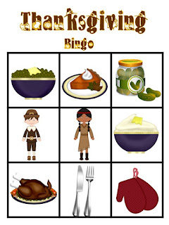 Educational Kismet : Thanksgiving Bingo Game