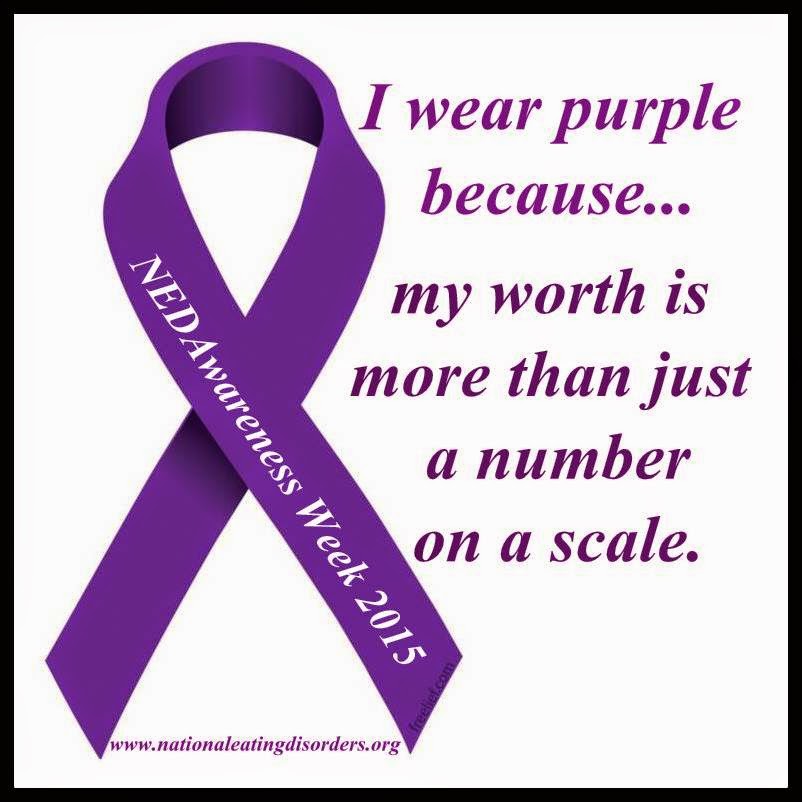 Suze's Corner: National Eating Disorder Awareness Week 2015
