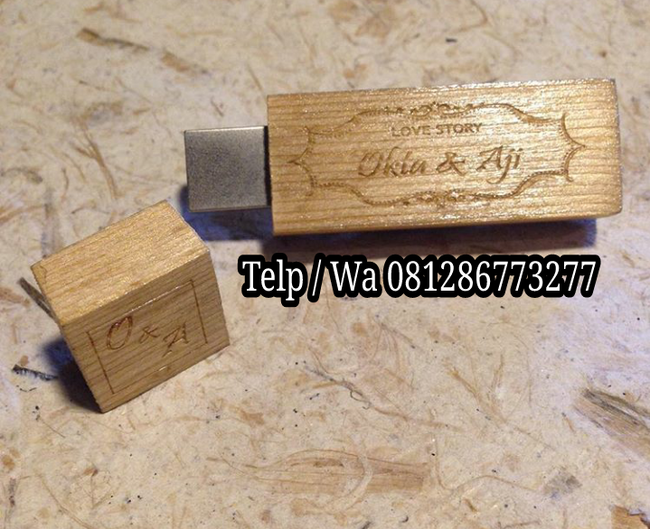FLASHDISK KAYU CUSTOM LOGO - USB KAYU CUSTOM LOGO PROMOSI - MEDIA ...