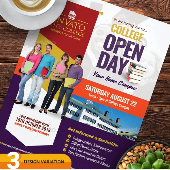 Open Day Flyers ~ Certificate Letter