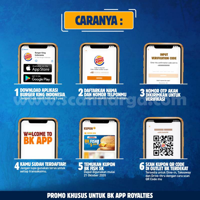 Promo BURGER KING ~ BK Fish Burger CUMA GOCENG - scanharga