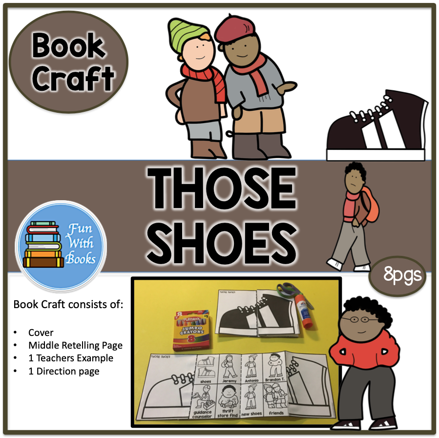 THOSE SHOES BOOK CRAFT ~ Book Units by Lynn