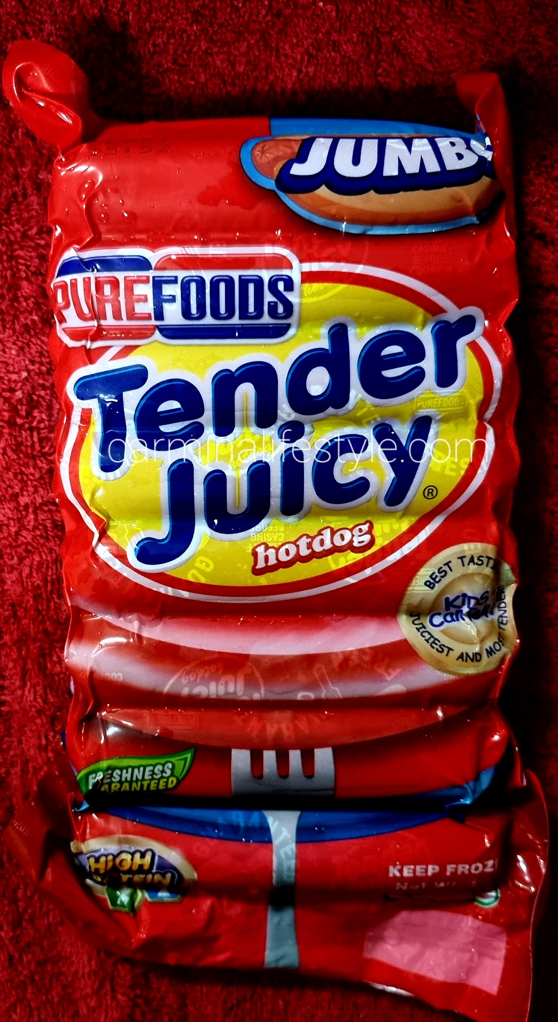 Deli German Franks and Tender Juicy Hotdog