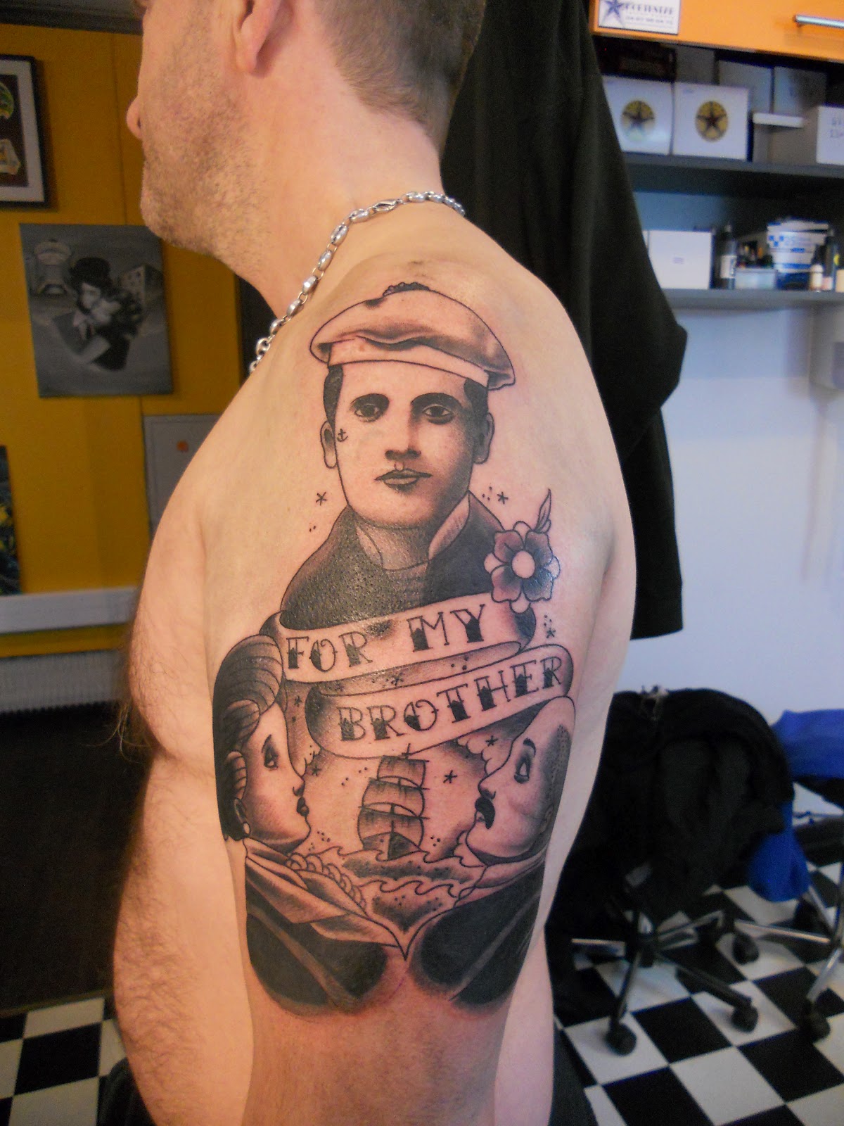 fat manu tattoo: sailor tattoo
