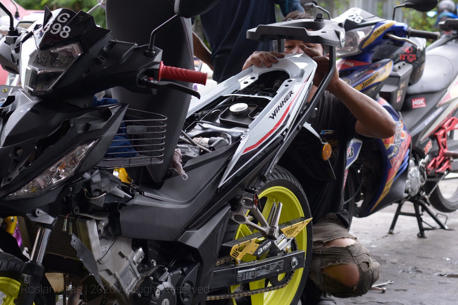Honda RS150R Modified Setup ABAH-ABAH