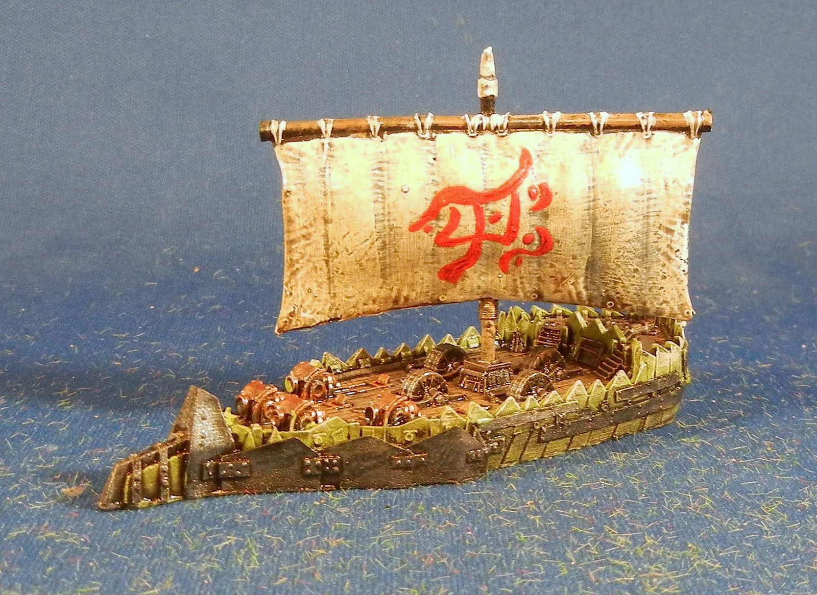 Bob's Miniature Wargaming Blog: Second batch of Orc ships