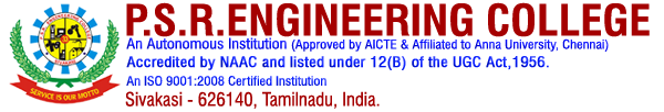 P.S.R Engineering College, Sivakasi, Wanted Teaching Faculty - Faculty ...