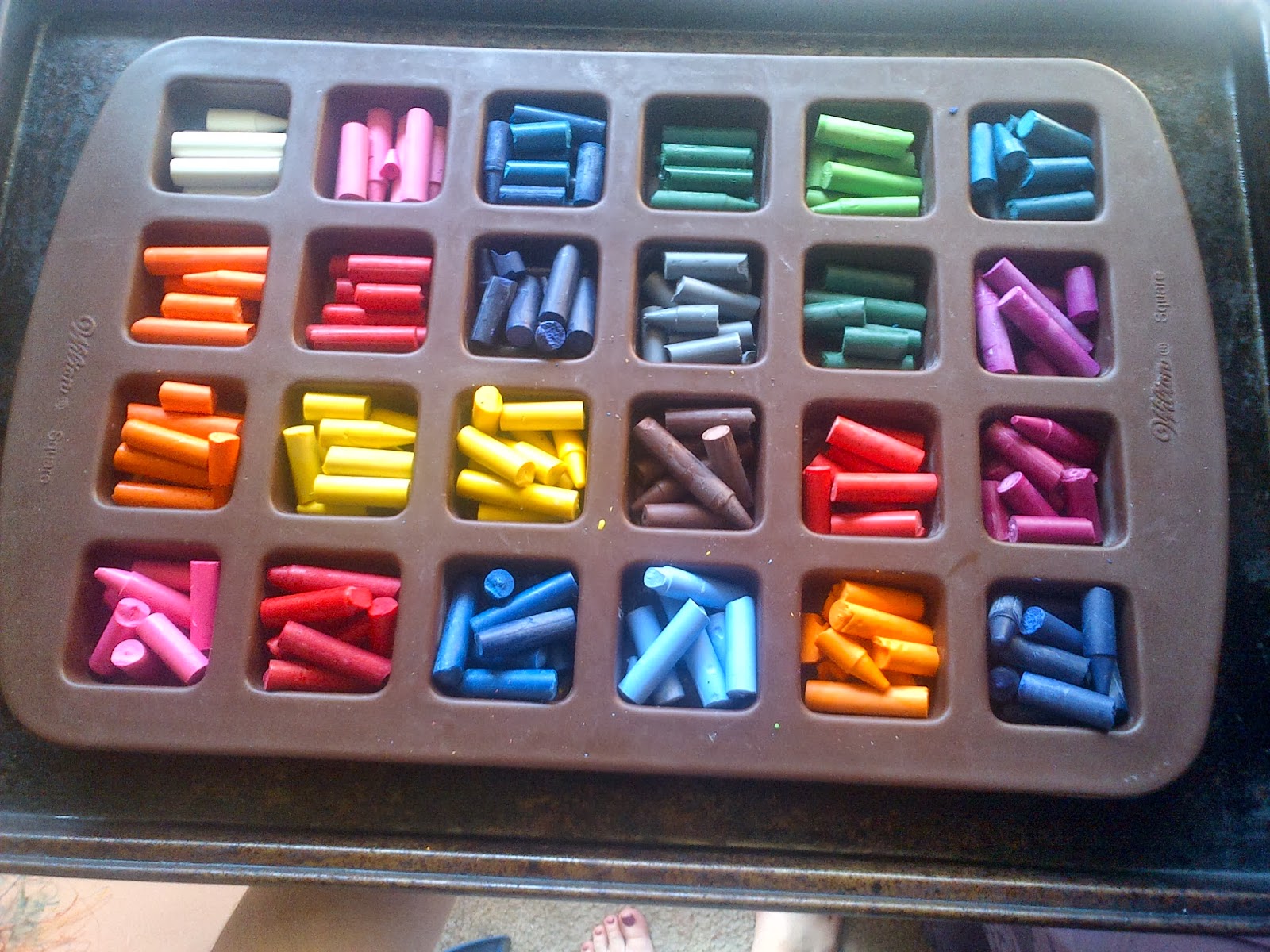 A Quick DIY: Block Crayons (with Video) ⋆ Sugar, Spice and Glitter