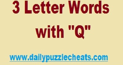 3 Letter Words With Q ~ Thankyou Letter