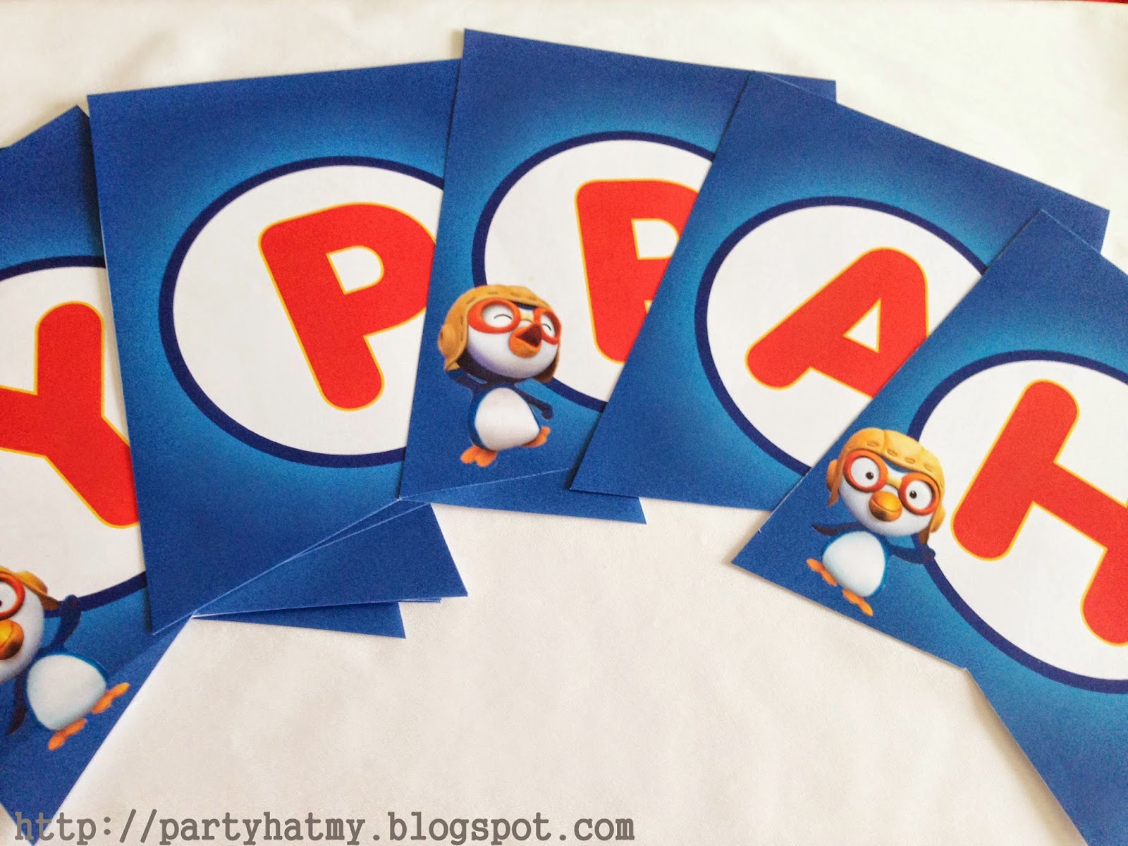 Party Hat: Pororo and Friends Birthday Party for Oscar