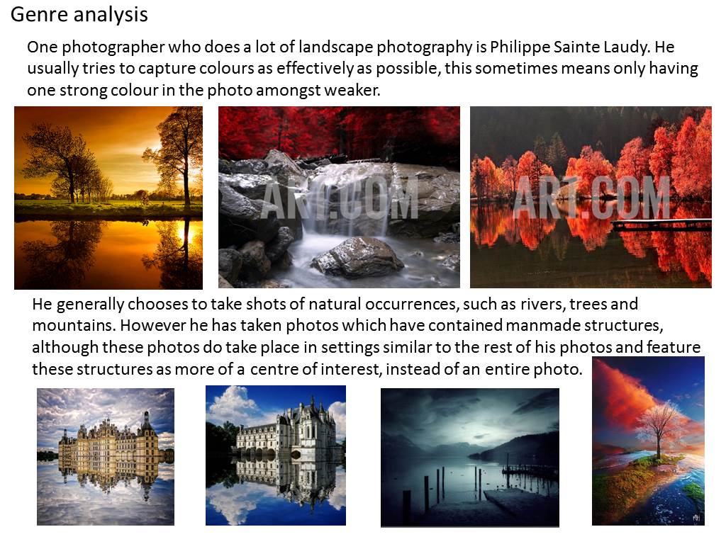 Unit 31 - Photography: Genre analysis