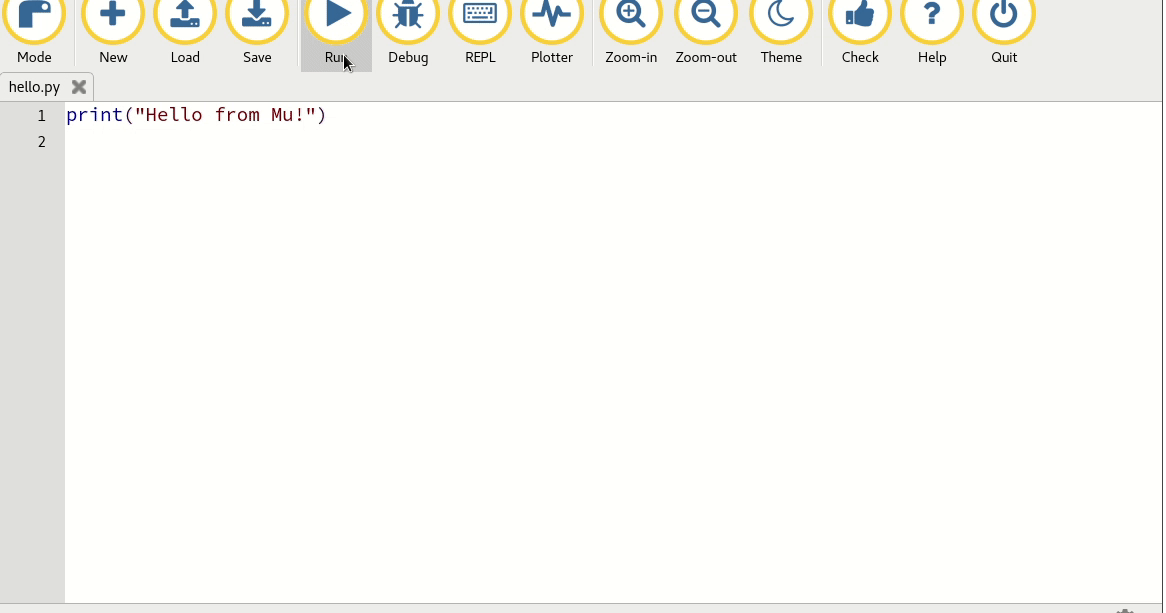 Mu, Edublocks and the Kitronik Inventor's kit