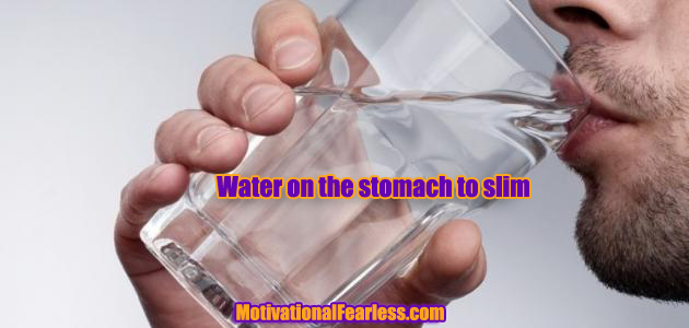 Benefits of water on the stomach to slim - Motivational Fearless