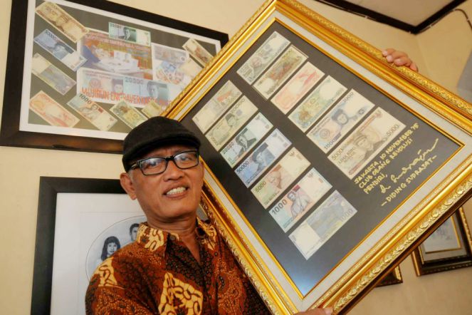 Mujirun Sang Maestro Desain Uang Kertas Rupiah - rizensia
