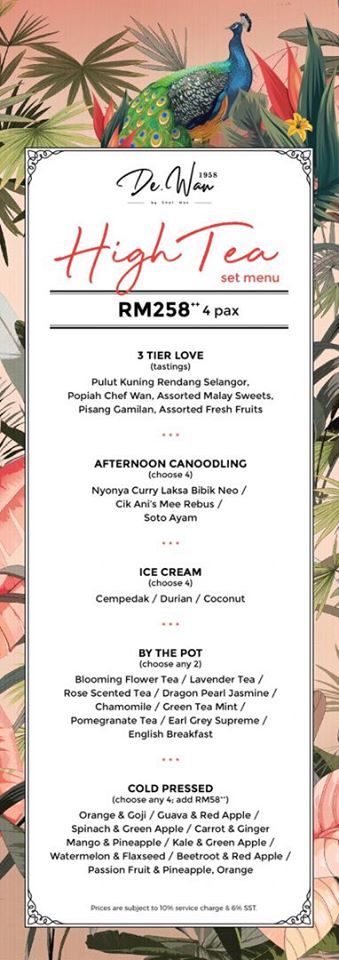 MAKAN-MAKAN ISTIMEWA DI RESTORAN DE.WAN 1958 BY CHEF WAN - faraamusa ...