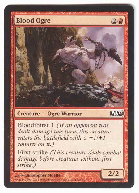 Magic the Gathering Adventures: Magic 2012 (M12) Red Creatures