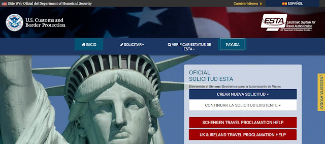 Cómo obtener la ESTA - Encontrando Lugares