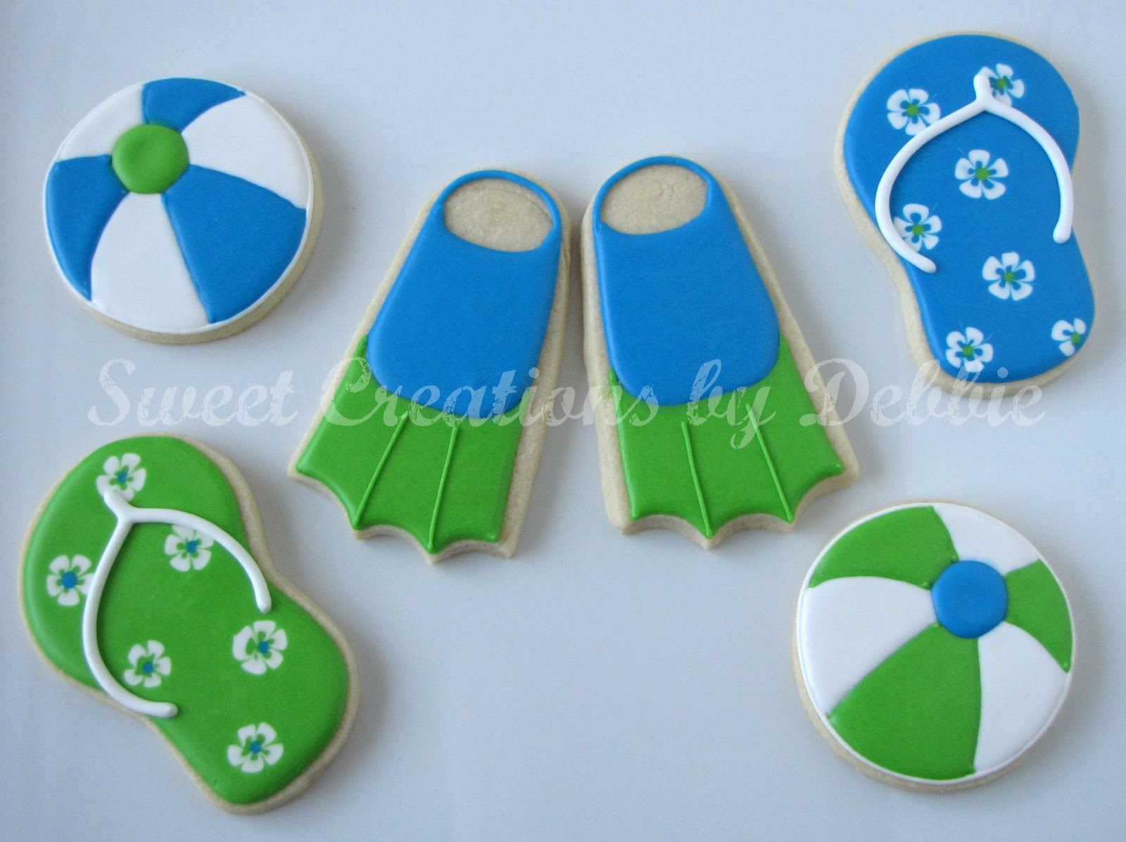 Sweet Creations by Debbie: Swim Party Cookies