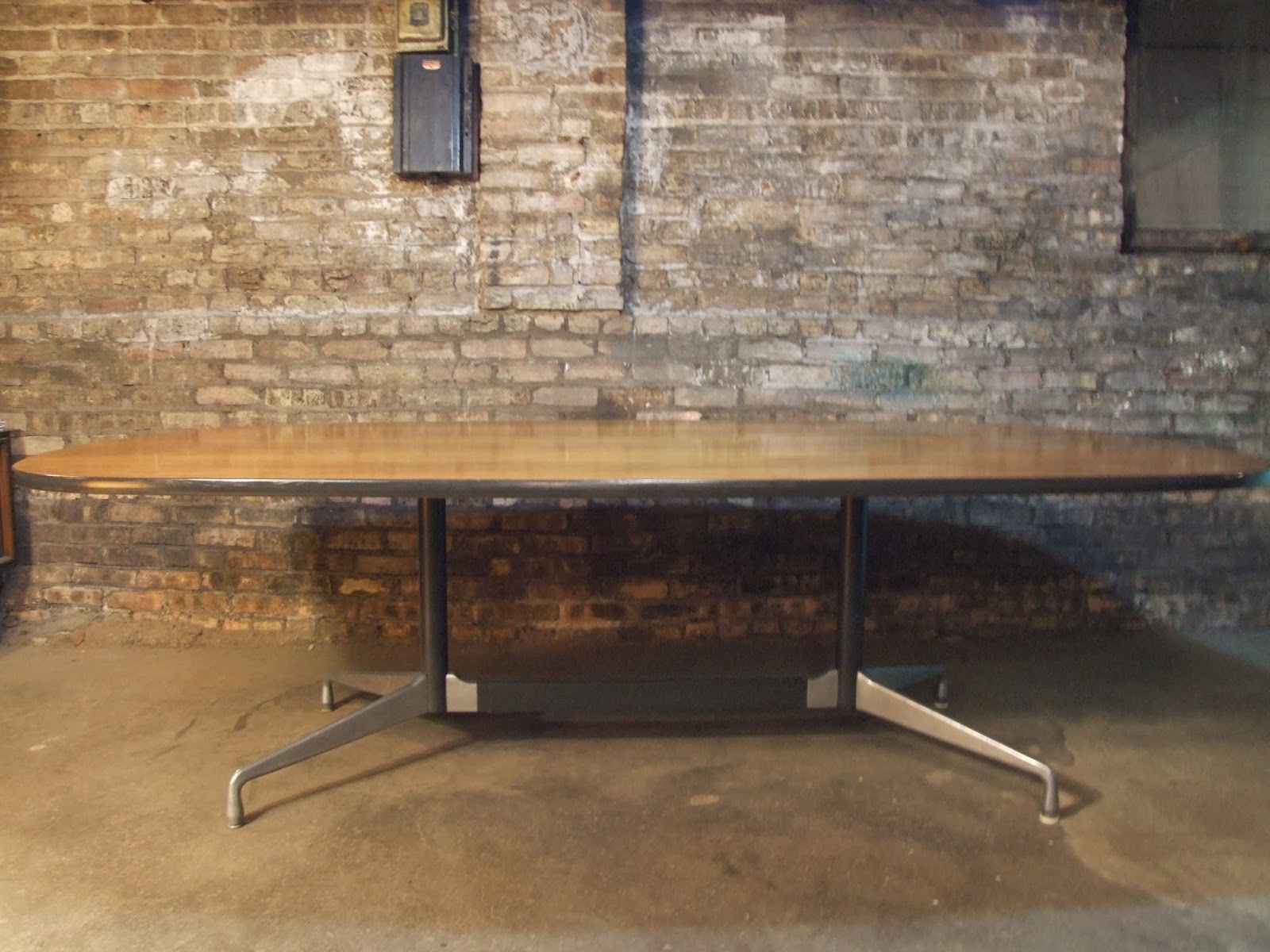 Mid Century Chicago: Herman Miller by Charles Eames "Racetrack" Table