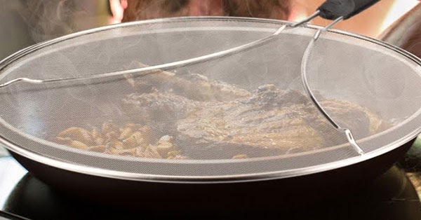 Splatter Screen for Frying Pan