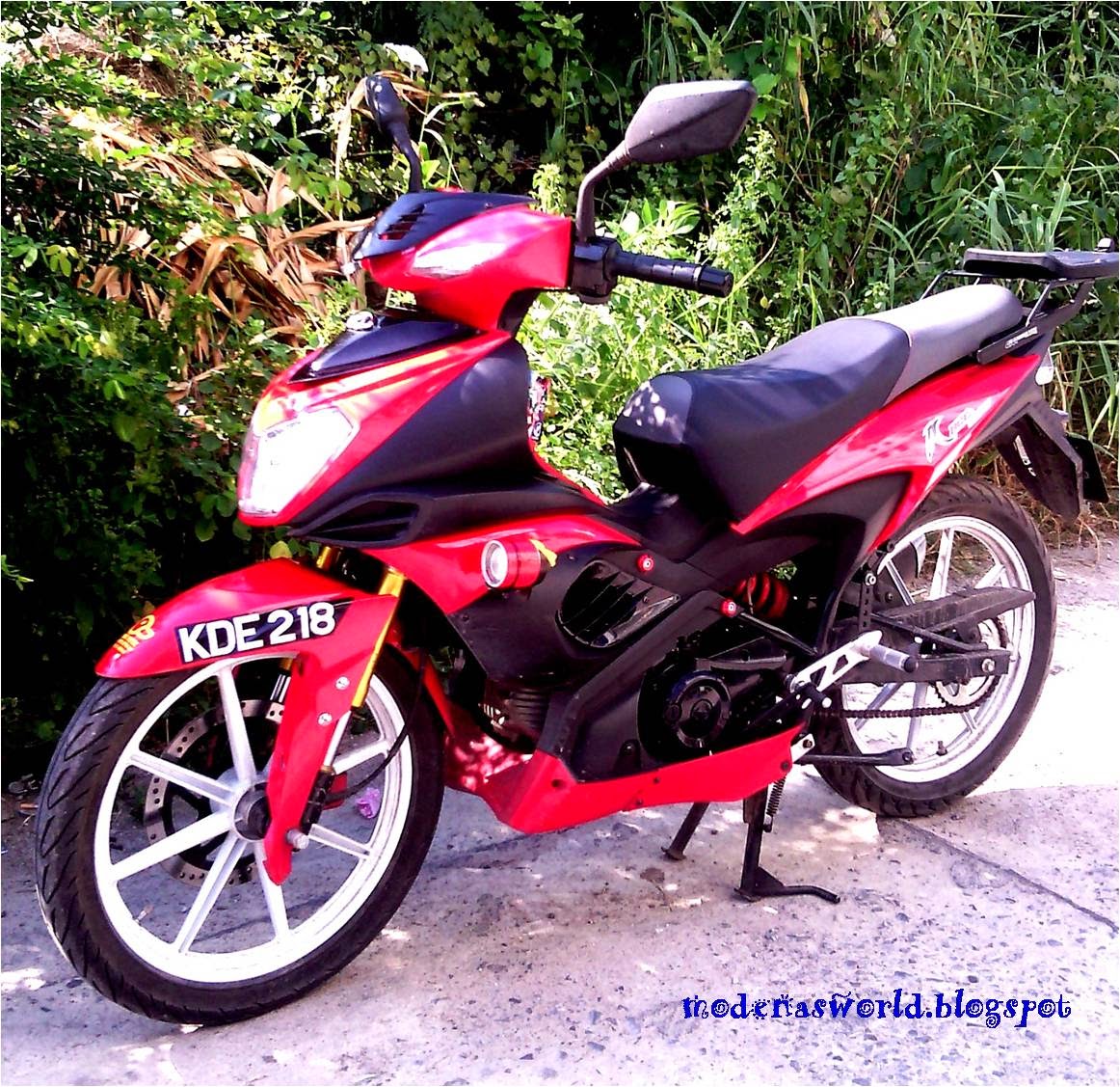 Modifikasi MODENAS ACE 115 - Bahagian 1: Dada hadapan. - MODENASWORLD