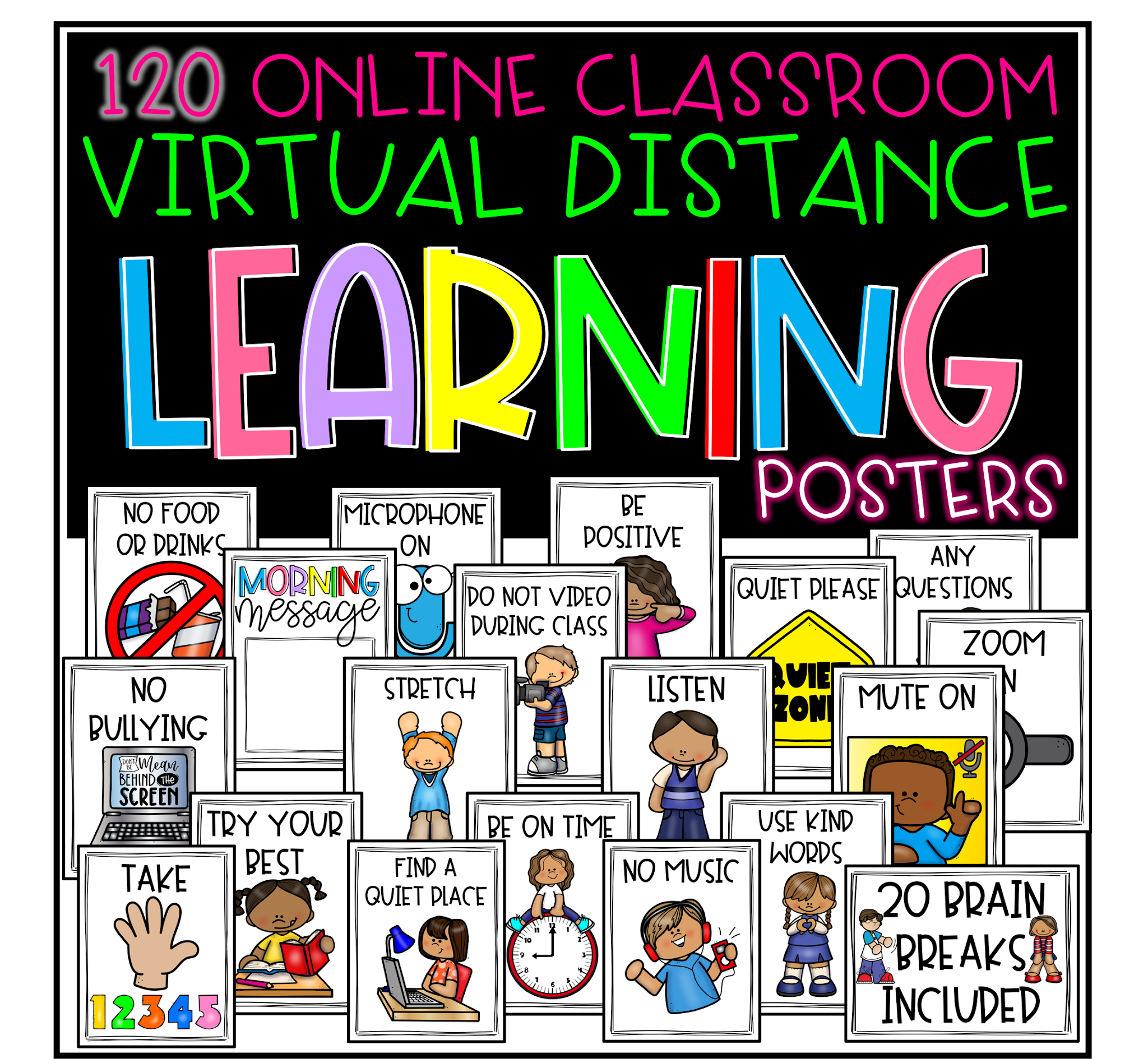 Simply Delightful in 2nd grade: 120 Virtual & distance classroom ...