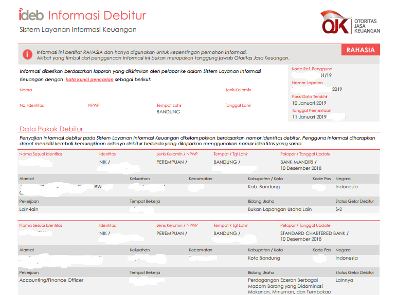 Mengenal Istilah Kolektabilitas (Collectability) Kredit dalam SLIK OJK